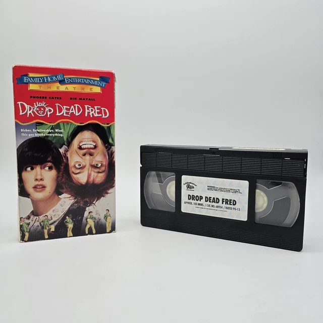 DROP DEAD FRED 1991 VHS Phoebe Cates Rik Mayall Carrie Fisher Tim ...