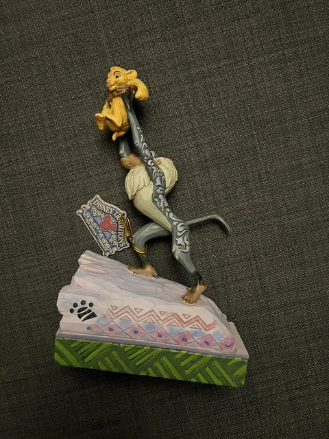 DISNEY TRADITIONS LION King Rafiki With Baby Simba Circle Of Life Rock ...