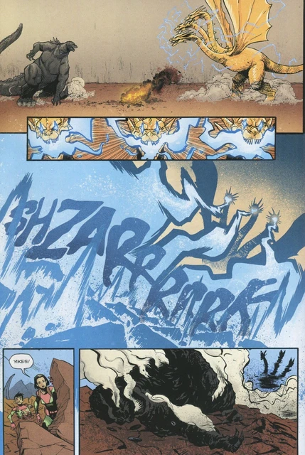GODZILLA RIVALS VS King Ghidorah Comic IDW Kaiju Gojira King of the ...