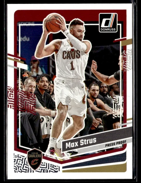 2023-24 PANINI DONRUSS Max Strus Pressa Prova #83 Cleveland Cavaliers ...