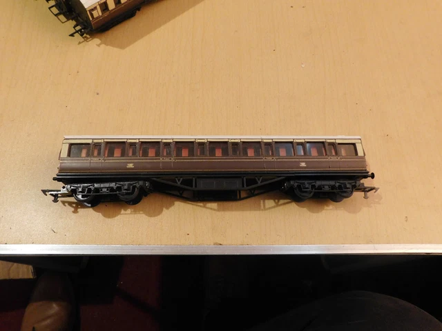 GRAFAR GWR CORRIDOR compartment coach in good playworn condition £12.00 ...