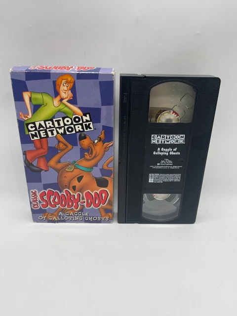 SCOOBY-DOO A GAGGLE of Galloping Ghost VHS 1995 Cartoon Network Vintage ...