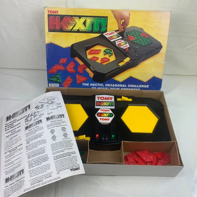 VINTAGE TOMY HEXIT Challenge Game 1992 Complete 1990s £19.99 - PicClick UK