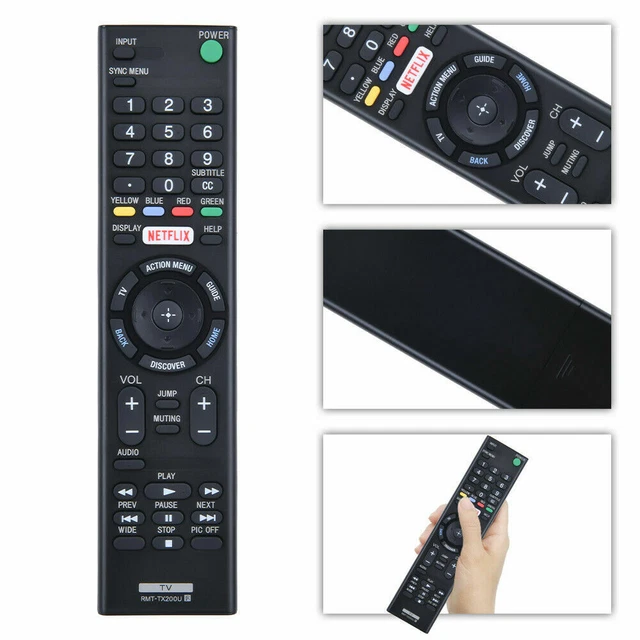 NEW RMT-TX200U FOR Sony Bravia TV Remote Control XBR-55X700D XBR ...