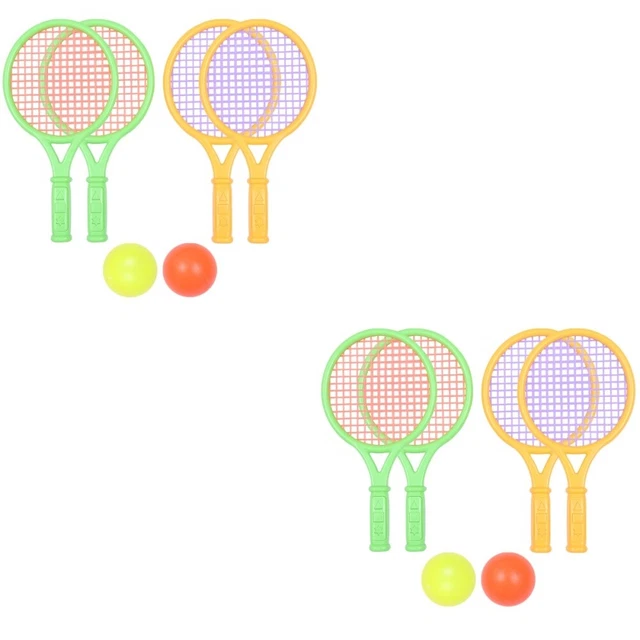 2 COUNT OUTDOOR Play Toys for Kids Tennis Racket Table Sports Toddler ...