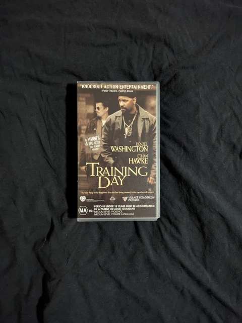 TRAINING DAY VHS Tape Sealed 2001 Denzel Washington Ethan Hawke $25.00 ...