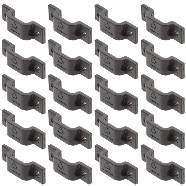 20PCS WIRE STRAP Clamps Cable Tube Fixing Clips Cord Management ...