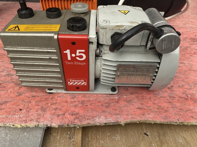 EDWARDS MODEL E2M 1.5 Rotary Vane High Vacuum Pump £208.68 - PicClick UK