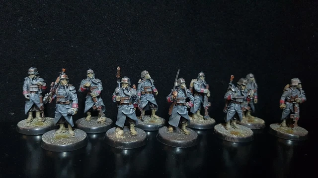 DEATH KORPS OF Krieg Infantry At Ease Warhammer 40 pro painted Astra ...
