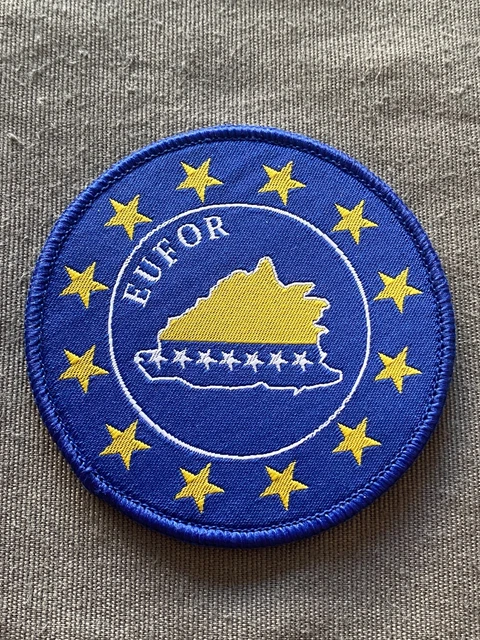 VERBANDSABZEICHEN / PATCH Klett / EU Bundeswehr EUFOR ALTHEA Bosnien ...