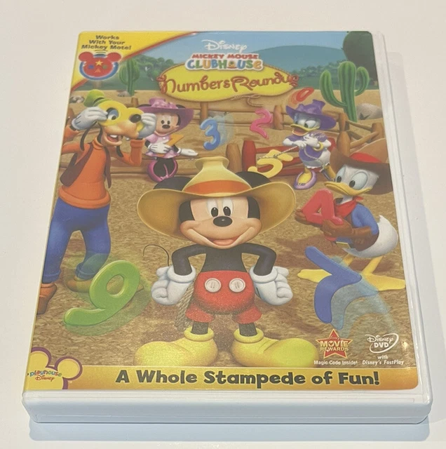 MICKEY MOUSE CLUBHOUSE Numbers Roundup DVD Bilingual $19.00 - PicClick CA
