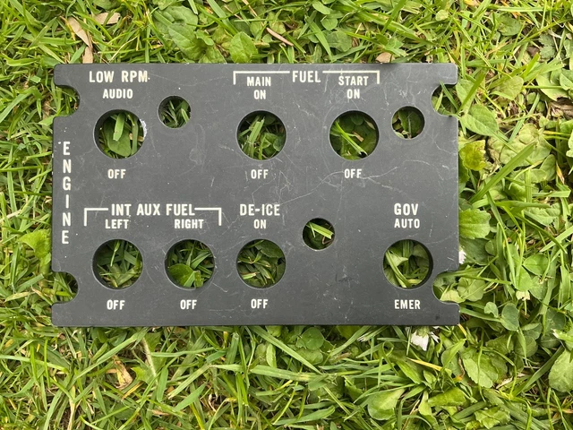 US ARMY USMC Bell Huey Cockpit instrument panel model 205 Vietnam war £ ...