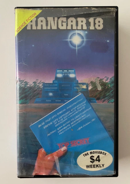 HANGAR 18 [VHS] CIC THG Video Ex-Rental Tape 1980 Sci-Fi Darren McGavin ...