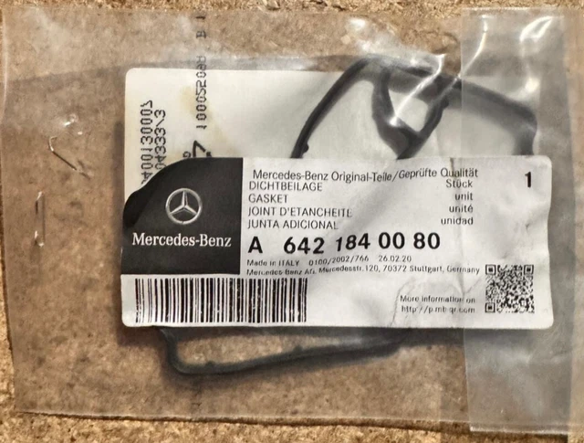 NEW GENUINE MERCEDES Benz Om642 Oil Filter Housing Gasket £13.57 ...