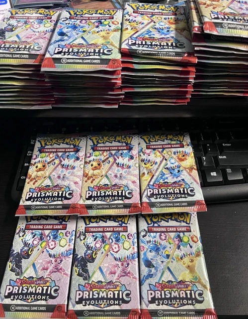 (36) SEALED POKEMON Prismatic Evolutions Booster Packs from Surprise ...