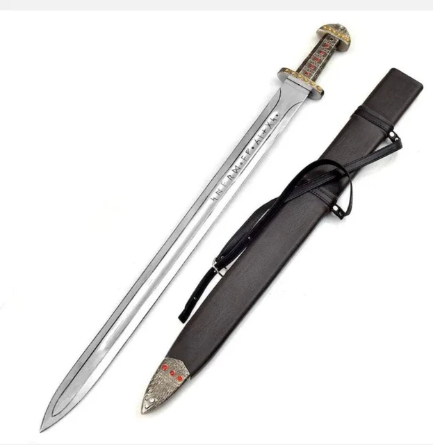 VIKING SWORD OF King Ragnar Lothbrok, Vikings Ragnar,Battle Ready ...
