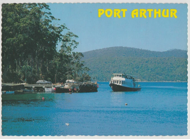 AUSTRALIA TASMANIA TAS Ohara Booth Tourist Boat PORT ARTHUR DS122 ...