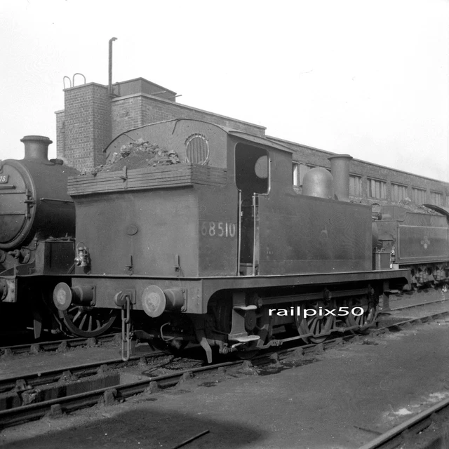 ORIGINAL LARGER RAILWAY NEGATIVE RA26 J69 class steam loco 68510 ...