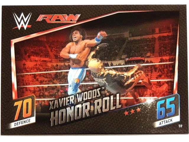 WWE XAVIER WOODS Slam Attax Then Now Forever Signature Move Wrestling Card 2015 £3.75 - PicClick UK