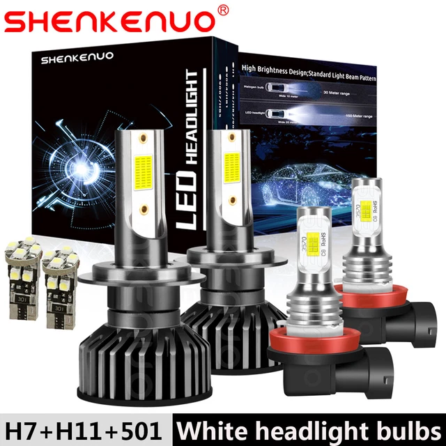 FOR AUDI TT 8J - H7 H11 501 6000K LED HID Headlight Low/Fog/Side Light ...
