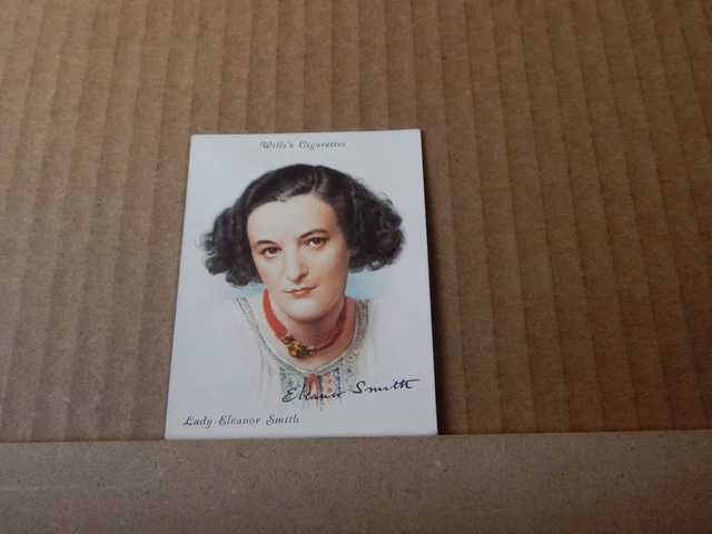 1937 WILLS FAMOUS British Authors No.33 Lady Eleanor smith £4.72 ...