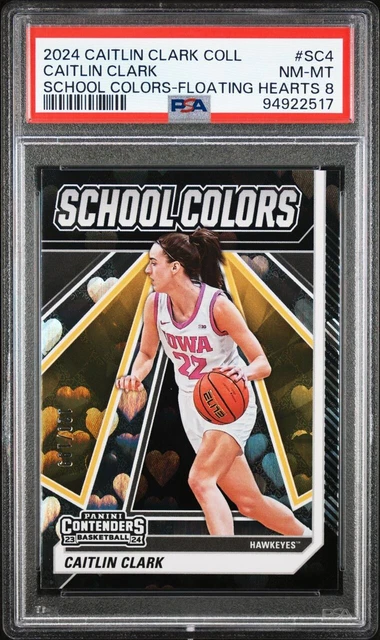 CAITLIN CLARK 2024 Caitlin Clark Collection School Colors - PSA 8 /199 ...