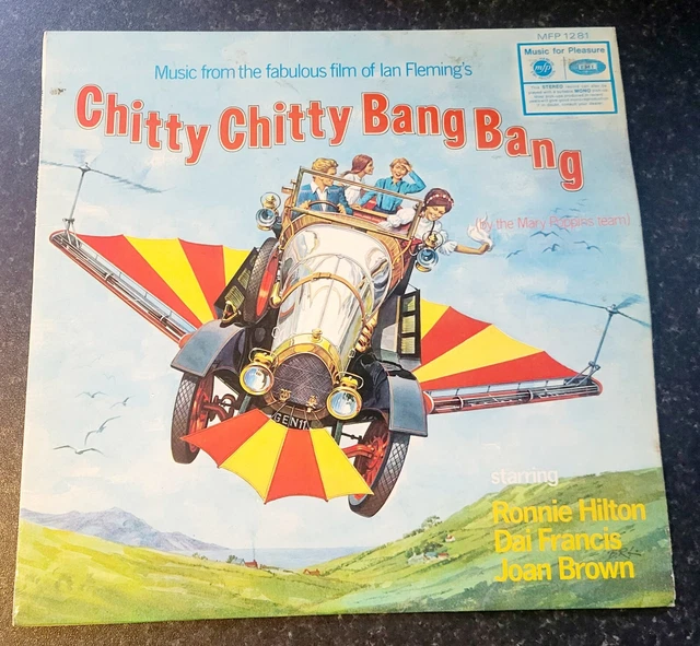 CHITTY CHITTY BANG Bang Vinyl 1968 Musical Soundtrack Ian Fleming EMI ...