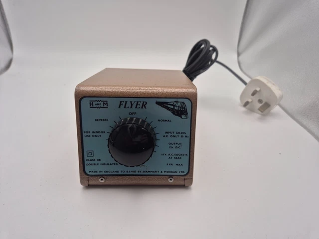 HAMMANT & MORGAN Flyer Train Speed Controller Power Unit /Trans A.c & D ...