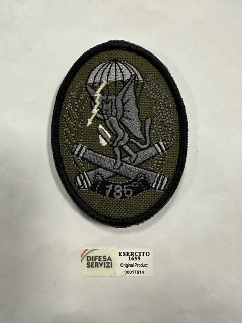 PATCH TOPPA Militare Del 185° Reggimento Artiglieria Paracadutisti ...