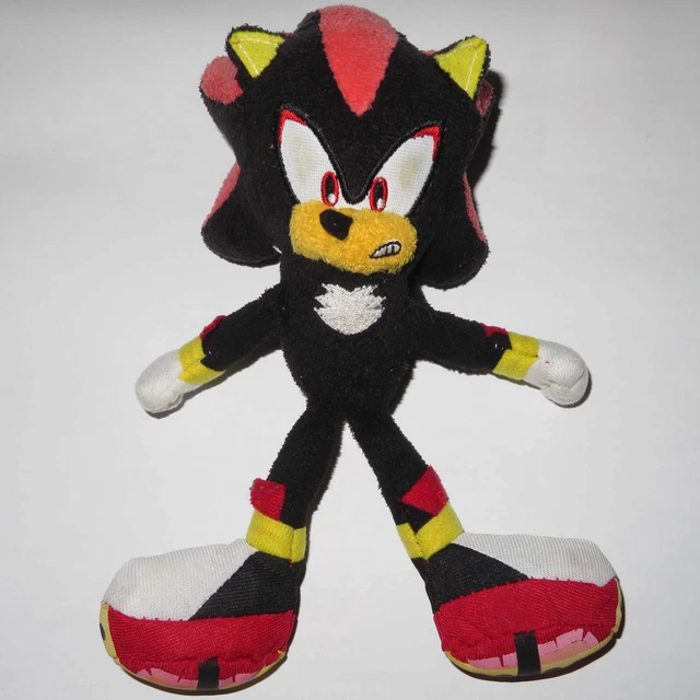 2008 8& JAZWARES Shadow The Hedgehog Plush Sega Toy Sonic Rare Doll ...