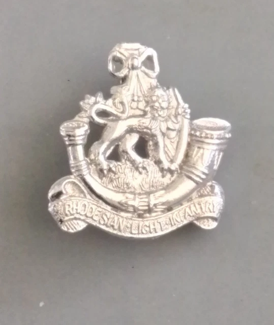 GENUINE RHODESIAN Light Infantry Collar Badge, With Brooch Pin. £11.64 ...
