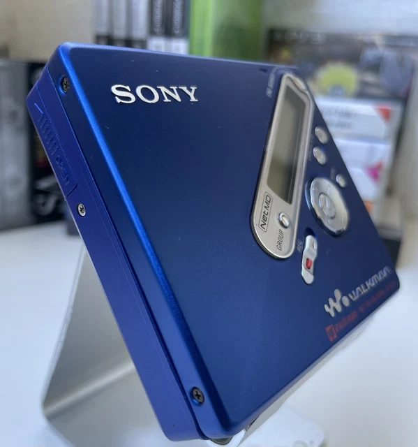 SONY MINIDISC WALKMAN RECORDER MZ-N710 METALLIC No MZ-RH1 Discman D ...