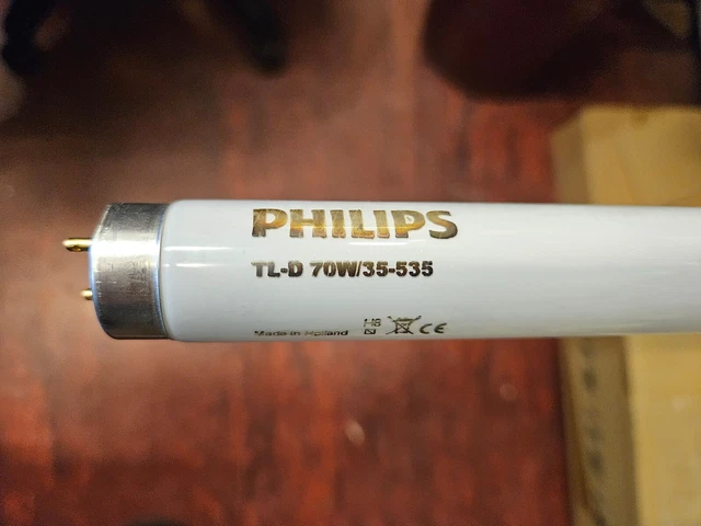 PHILIPS MASTER TL-D 70w 6ft Fluorescent Tube Colour 535 White BOX of 25 ...