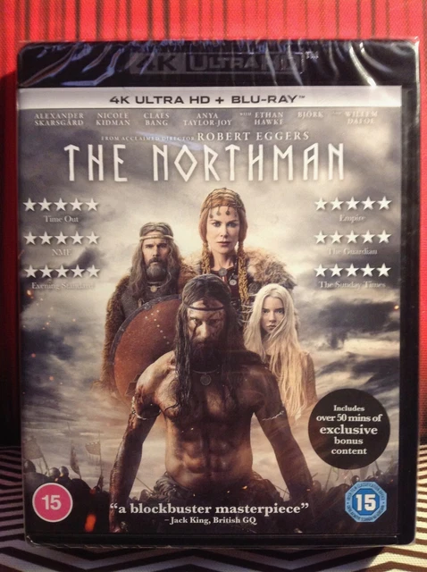 THE NORTHMAN *NEW/SEALED* 4K UHD Blu-ray. 2-Disc. ROBERT 'Nosefratu' EGGERS £3.75 - PicClick UK