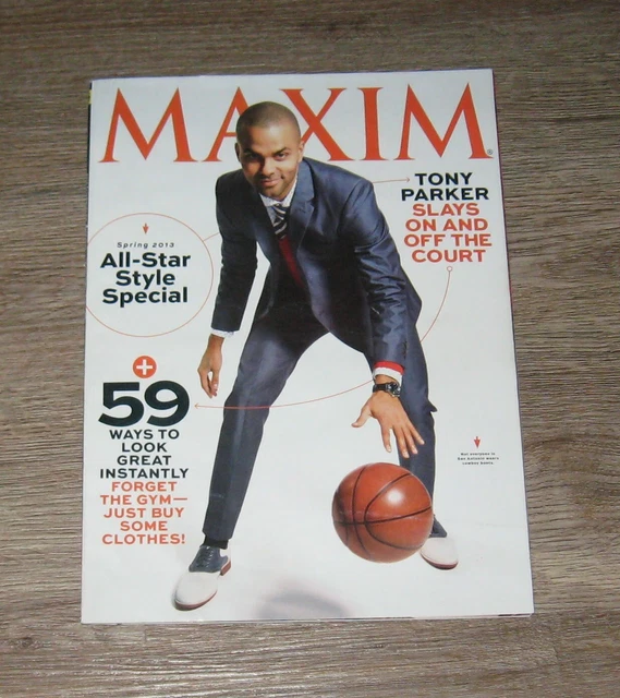 MAXIM MAGAZINE ELISHA Cuthbert TONY PARKER Joanna Krupa JOAN RIVERS ...