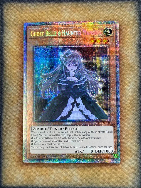 YUGIOH GHOST BELLE & Haunted Mansion DIFO-EN100 Starlight Rare 1ère ...