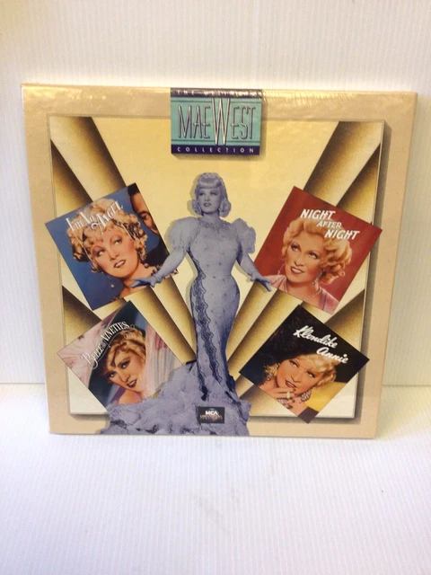 THE MAE WEST COLLECTION four films Laserdisc Box Set unopened shrink ...