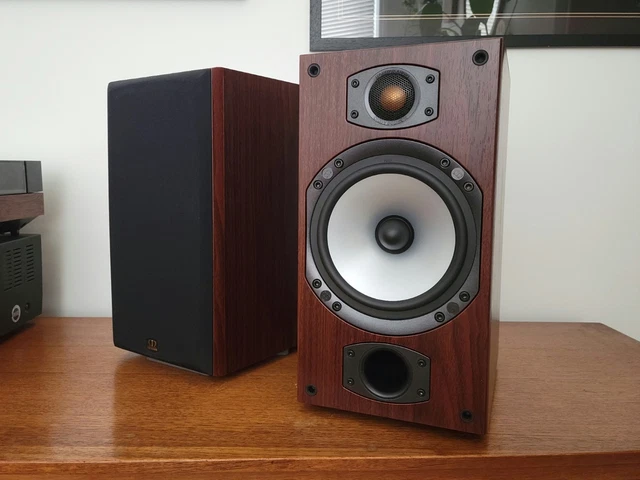 MONITOR AUDIO BRONZE B2 Walnut Bookshelf HiFi Speakers - Pair Excellent ...