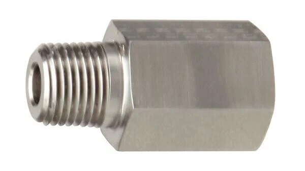 1/4& NPT MALE Pipe (NPT) to M10x1 Female Metric Hydraulic Fitting ...