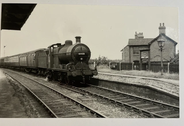 LMS RAILWAY LOCOMOTIVE Photograph - 44418 Horninglow Station - F31 £6. ...