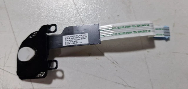 GENUINE ALIENWARE M17 R3 P45E001 RGB Power Button Switch DA30001CL10 ...