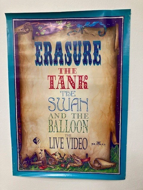 ERASURE TANK THE Swan and the Balloon poster UK Mute 2004 Promotional ...