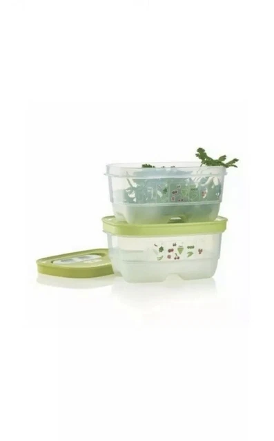 TUPPERWARE FRIDGESMART FRIDGE Smart Mini Set 1.5 C 375mL Fruit Veggie ...