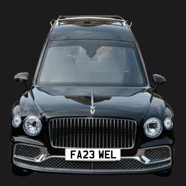 FAREWELL - FA23 WEL NUMBER PLATE The ultimate Original funeral hearse ...