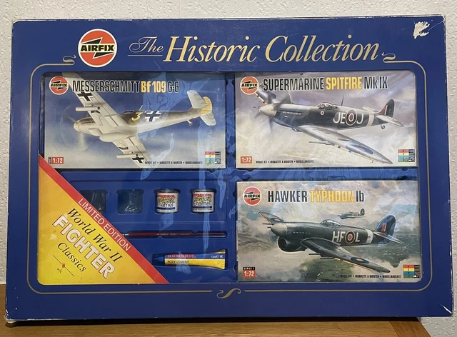 AIRFIX KIT AIRCRAFT WW2 Fighter Classics 3 X Models Vintage Box Set £26 ...