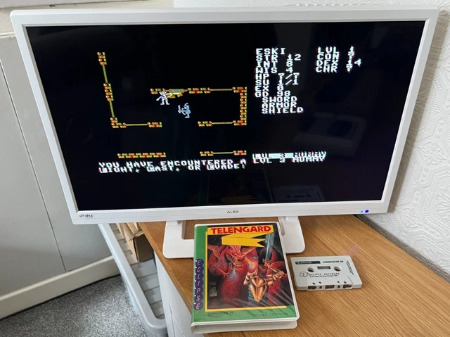 ECLIPSE TELENGARD COMMODORE 64 Cassette Game - Working -👽👾Retro Gift ...