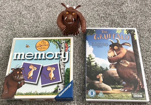 THE GRUFFALO TOY Hard Posable Memory Game & DVD Bundle Immaculate ...