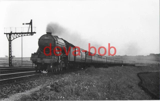 RAILWAY PHOTO LNER A3 60062 Minoru Gresley Pacific Loco £3.75 - PicClick UK