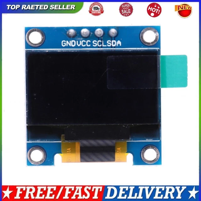 128X64 PIXEL OLED Display Module 0.96IN I2C IIC 3.3-5V Useful for Raspberry Pi # £5.03 - PicClick UK