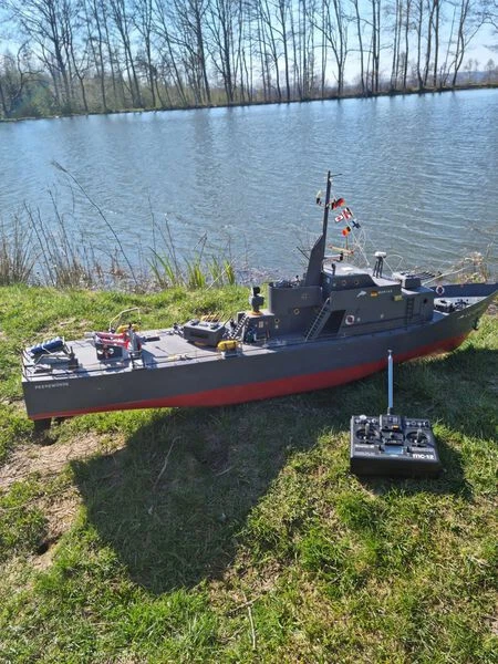 SCHNELLBOOT KRIEGSSCHIFF ZERSTÖRER Peenemünde 150 cm lang RTR EUR 420 ...